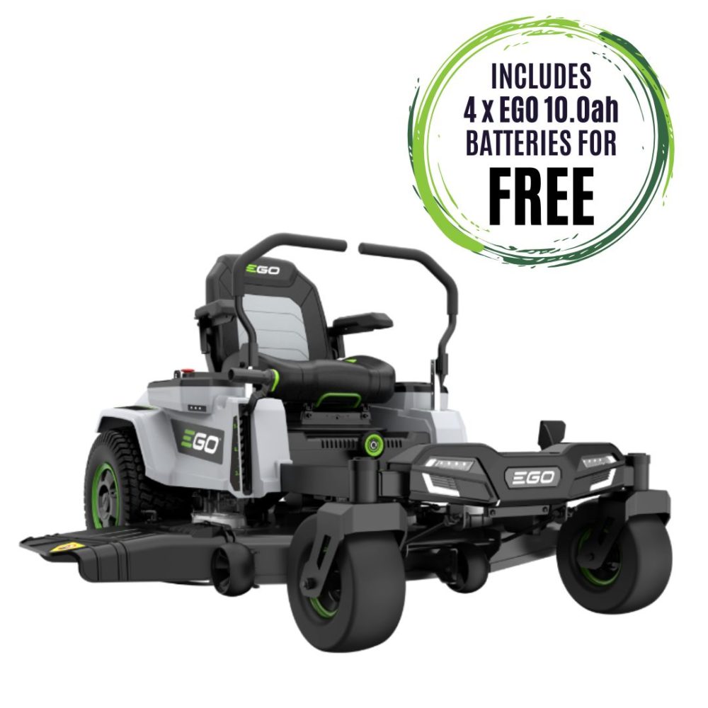 EGO 132cm Ride-On Z6 Zero-Turn Battery Mower Kit (ZT5200E-L) - MowersUK