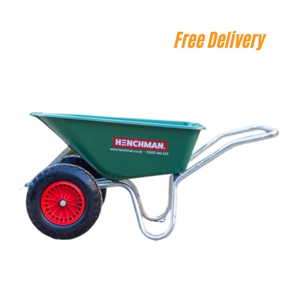 Henchman Small 135L Compact Wheelbarrow - MowersUK