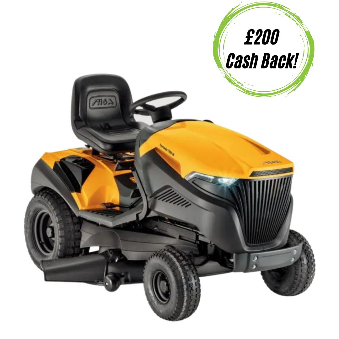Stiga Tornado 7108W Twin-Cylinder Side-Discharge GardenTractor - MowersUK